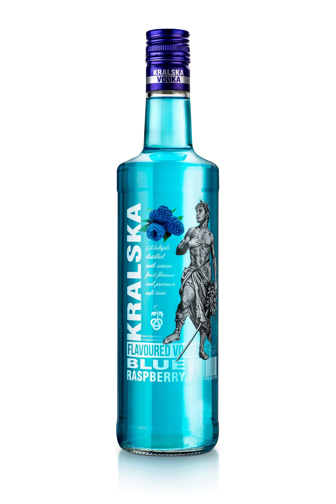 KRALSKA vodka BLUE RASPBERRY